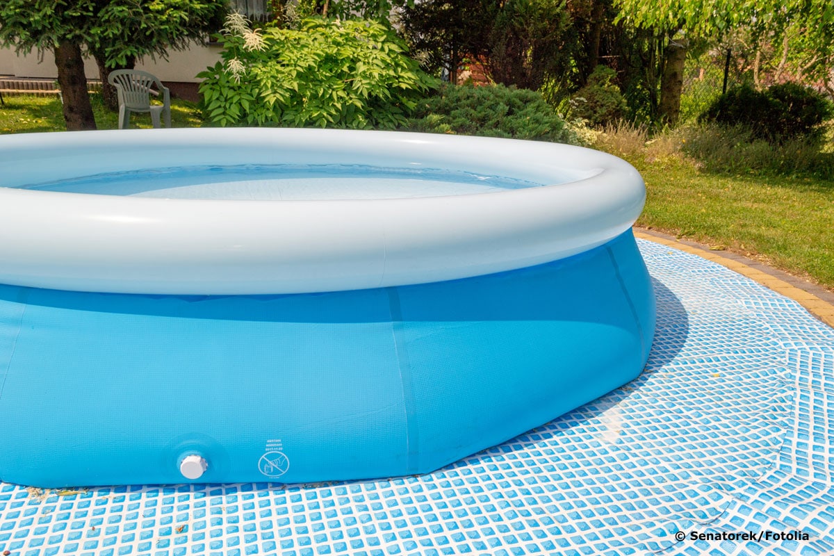 Unterkonstruktion für den Pool: einfache Variante