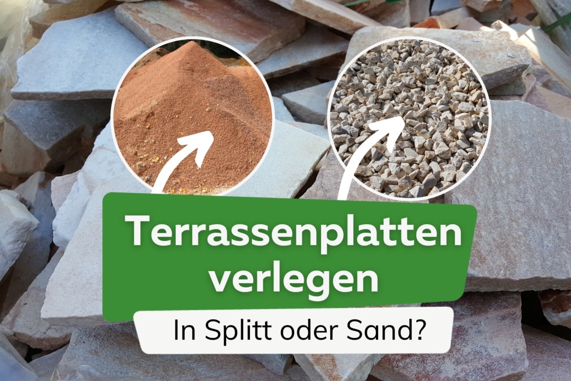 Terrassenplatten Verlegen Auf Erde Splitt Oder Sand Gartenlexikon De