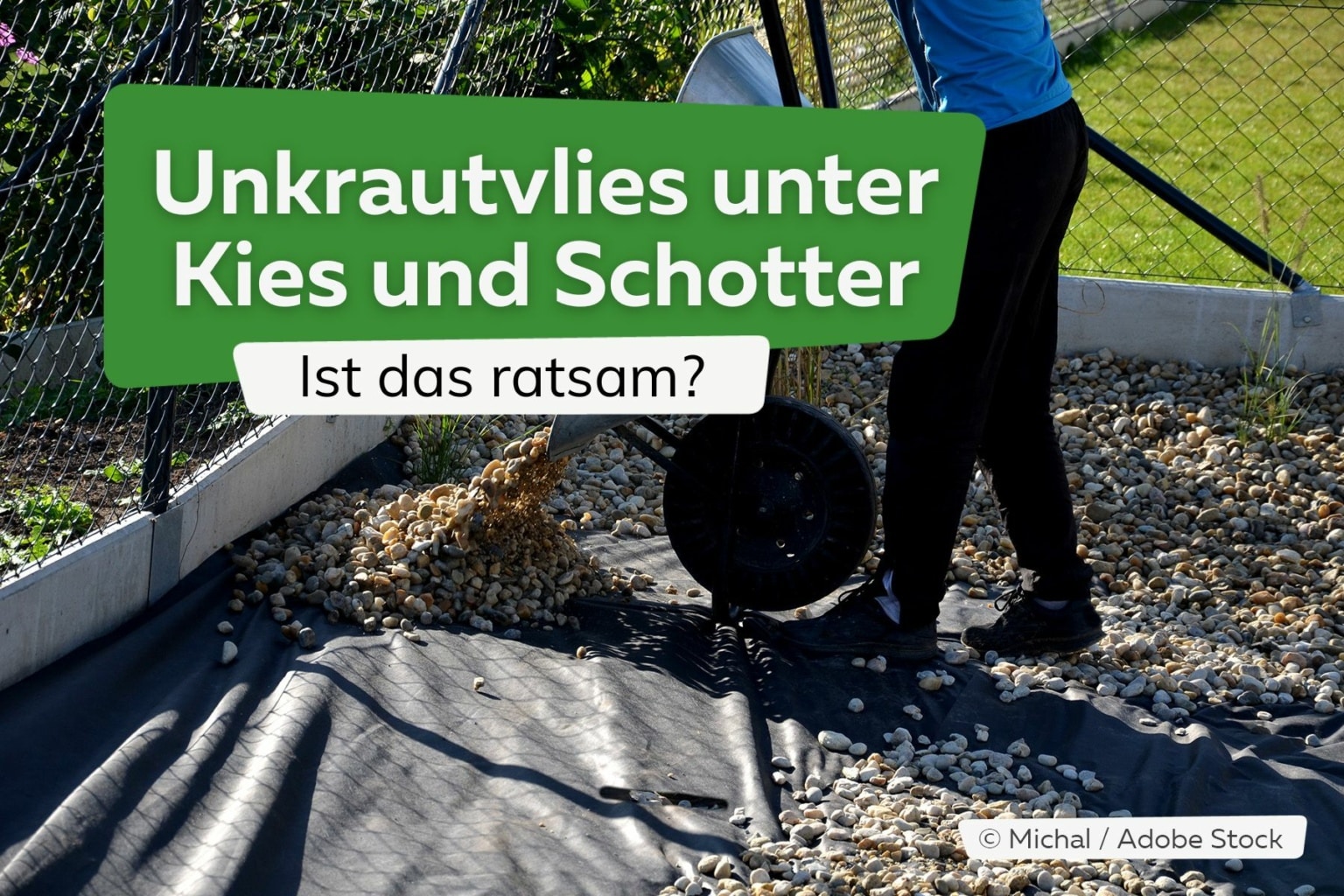 Vlies Unter Schotter Einfahrt