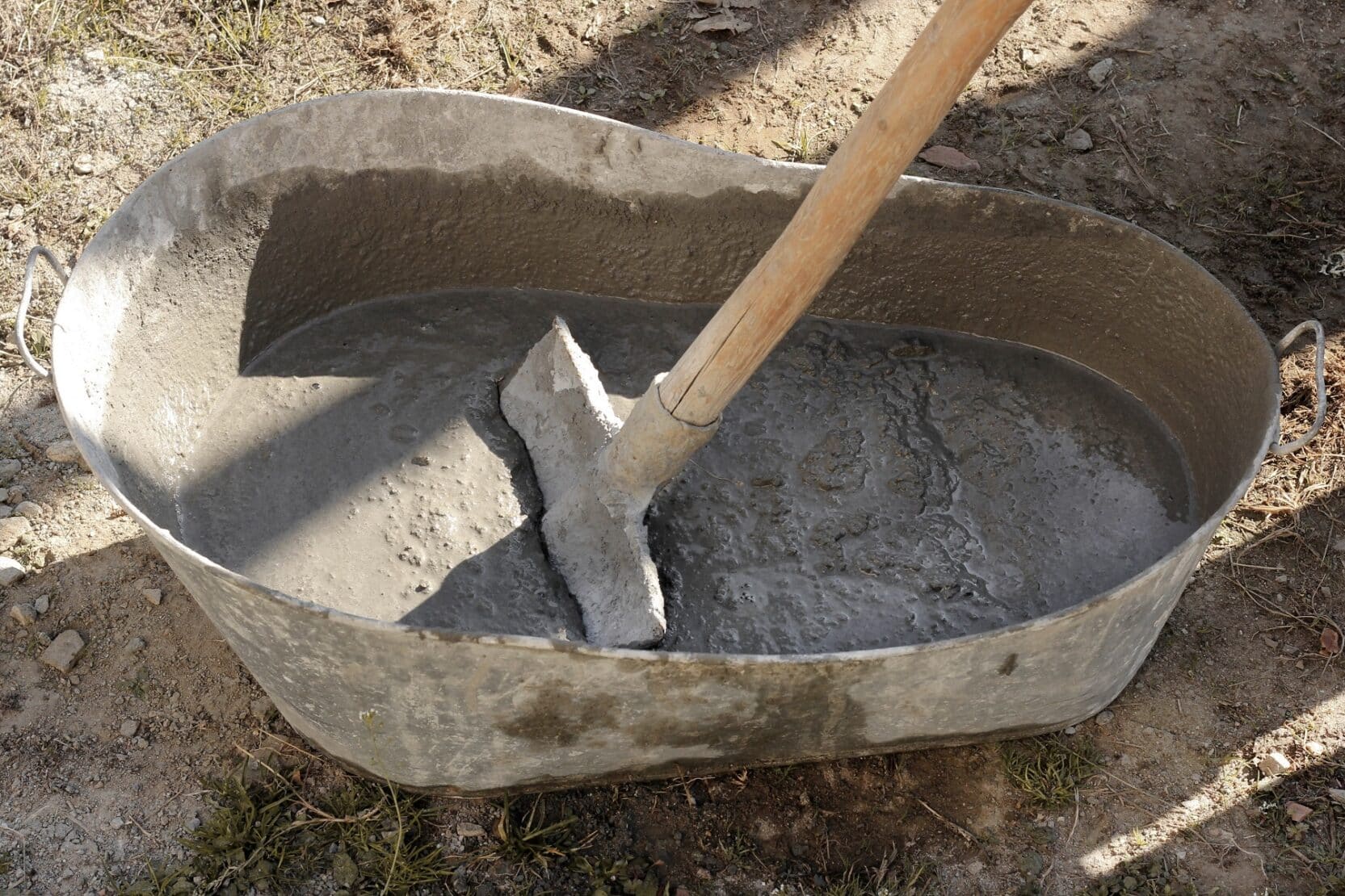 Wie viel Beton ergibt ein 25/40kg Sack Zement?