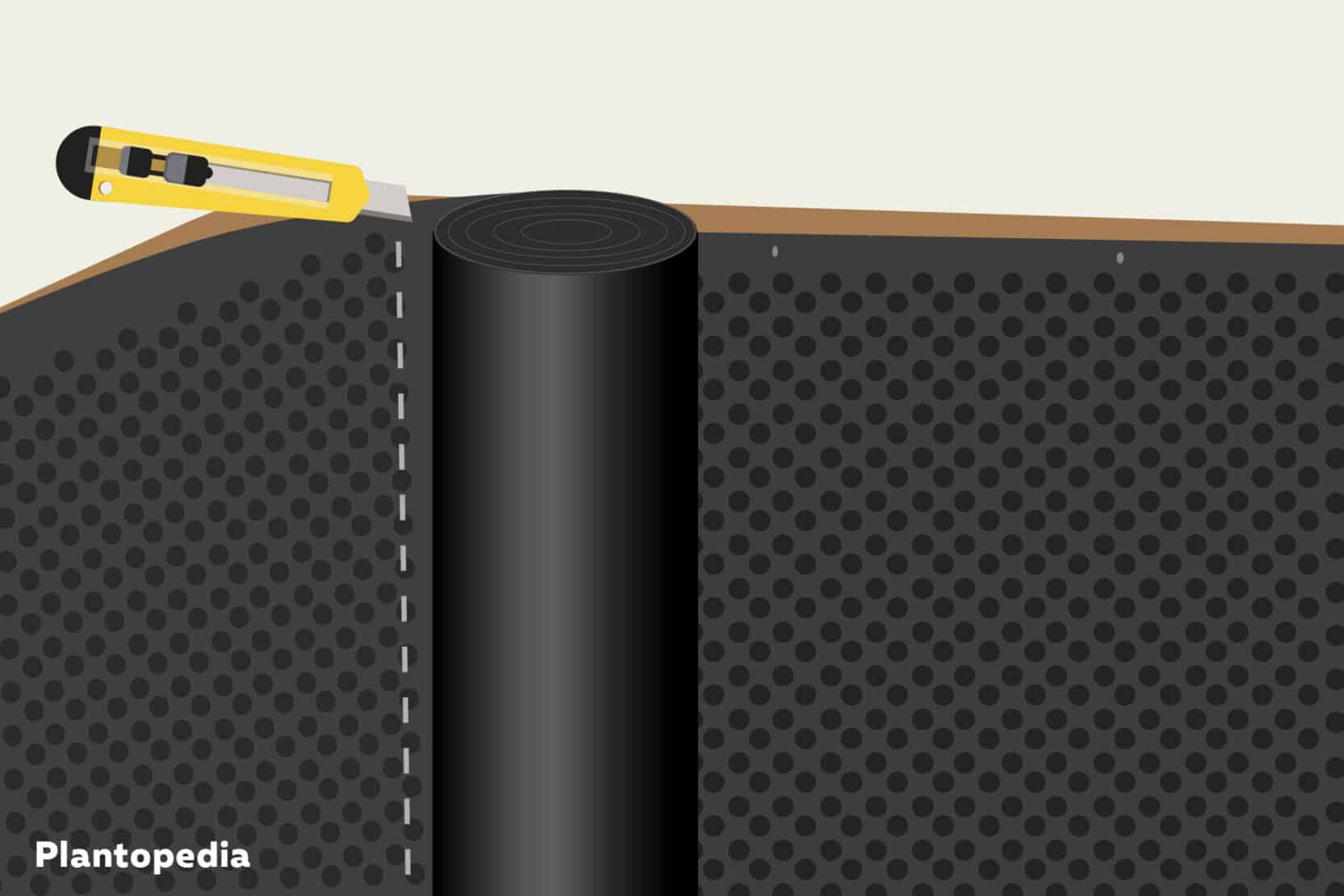 Noppenfolie im Hochbeet anbringen: so gelingt es