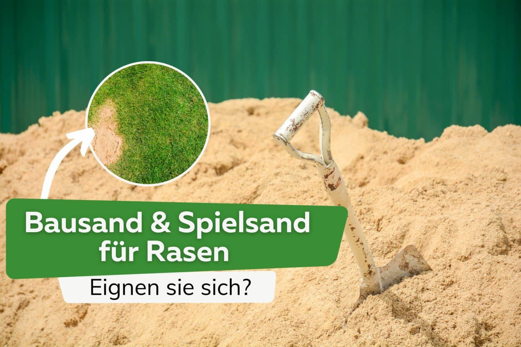 Rasen sanden: Wie viel Sand auf einen Quadratmeter?
