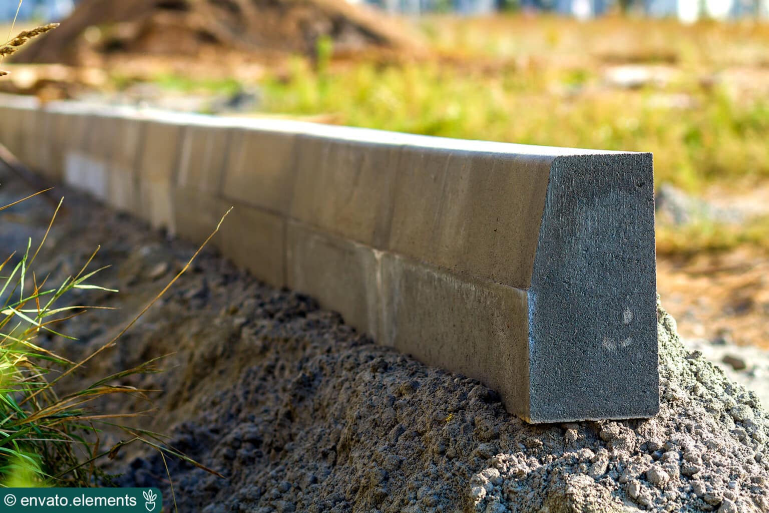 Wieviel Beton für Randsteine benötigt wird - Hortica.de